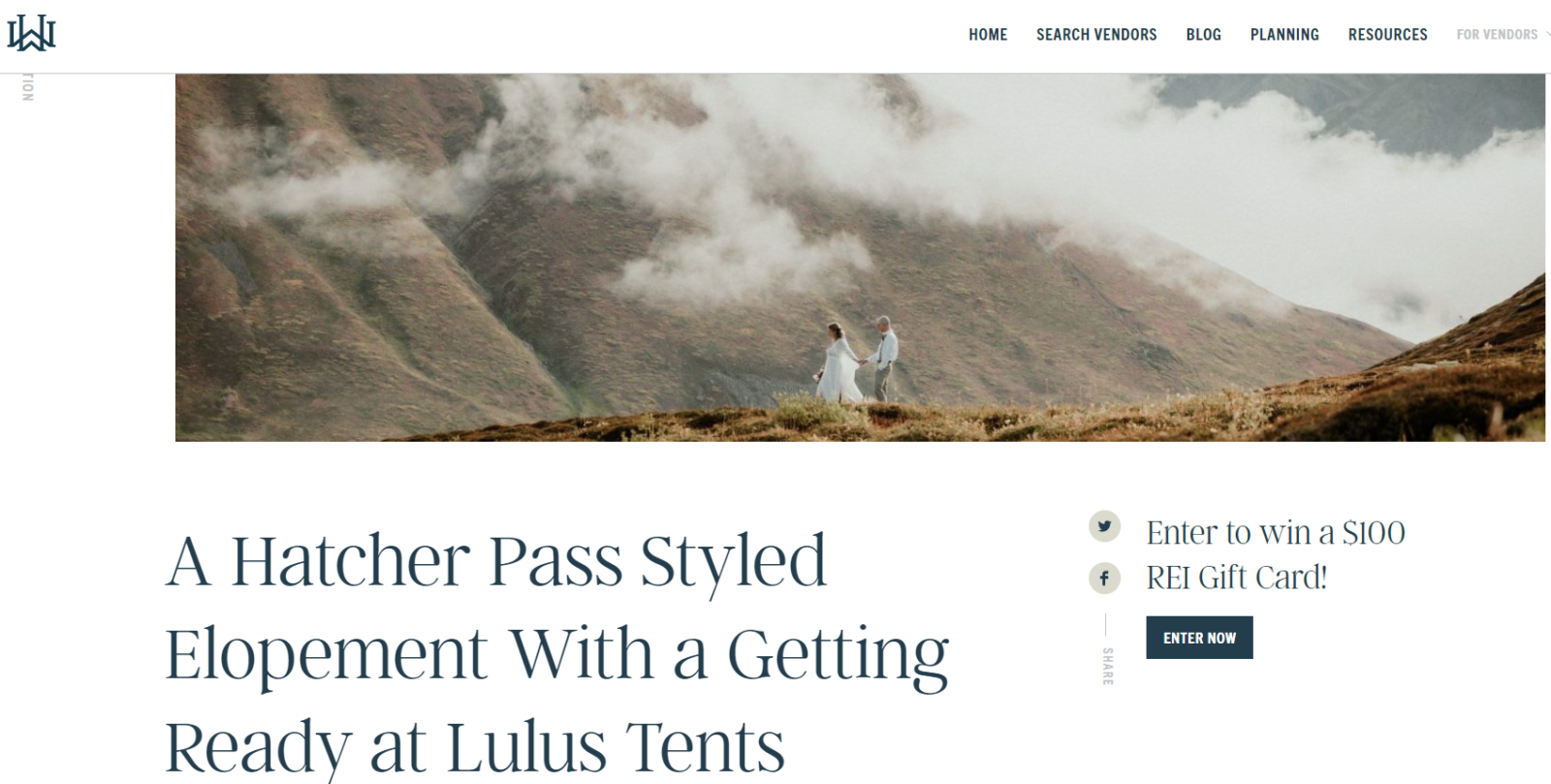 Foggy Hatcher Pass Elopement - wildirisphoto.com